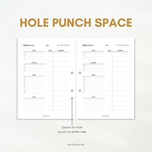 Printable Daily Checklist Planner Template, Goal Setting, Priority Task ...