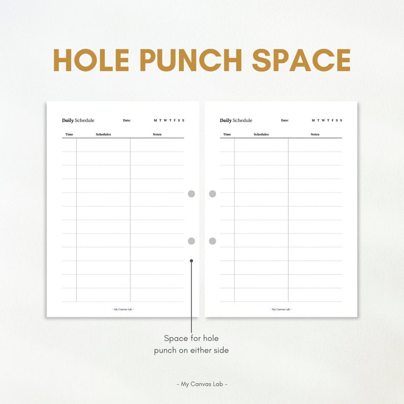Printable Daily Time Blocking Template, Hourly Planner, Custom Time ...