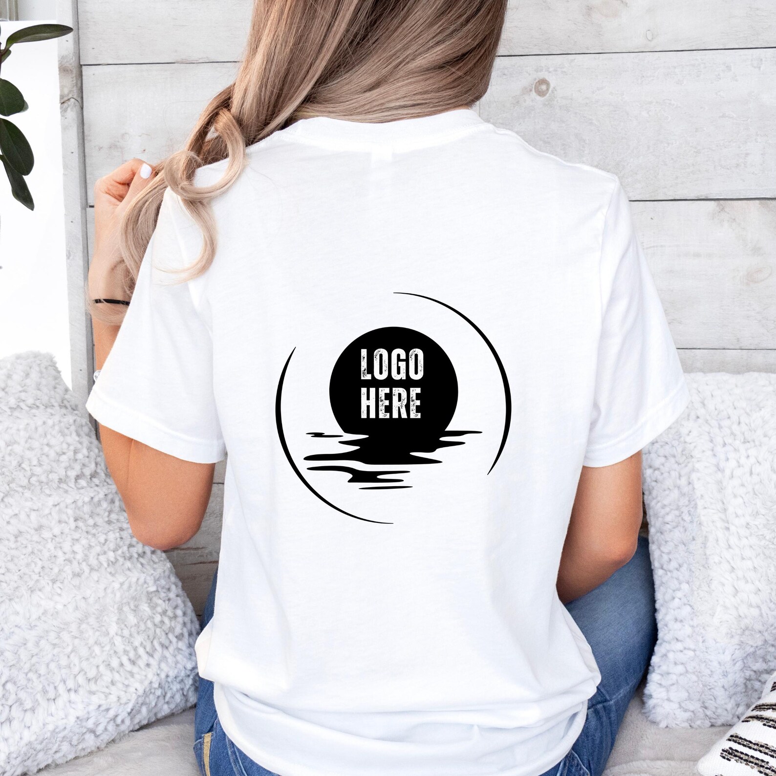Your Logo Here Custom Comfort Colors® Personalized Company Logo Shirt ...