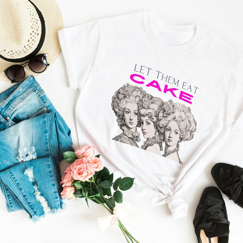 Let Them Eat Cake Shirt Marie Antoinette Rococo Eclectic Tshirt Vintage ...