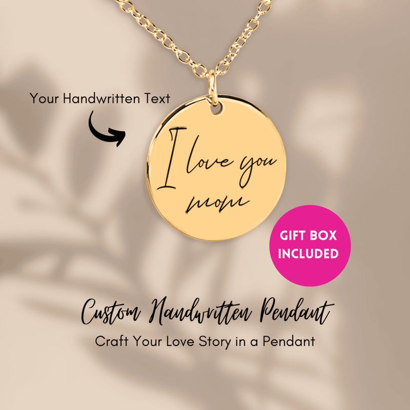 Handwriting Necklace - Etsy