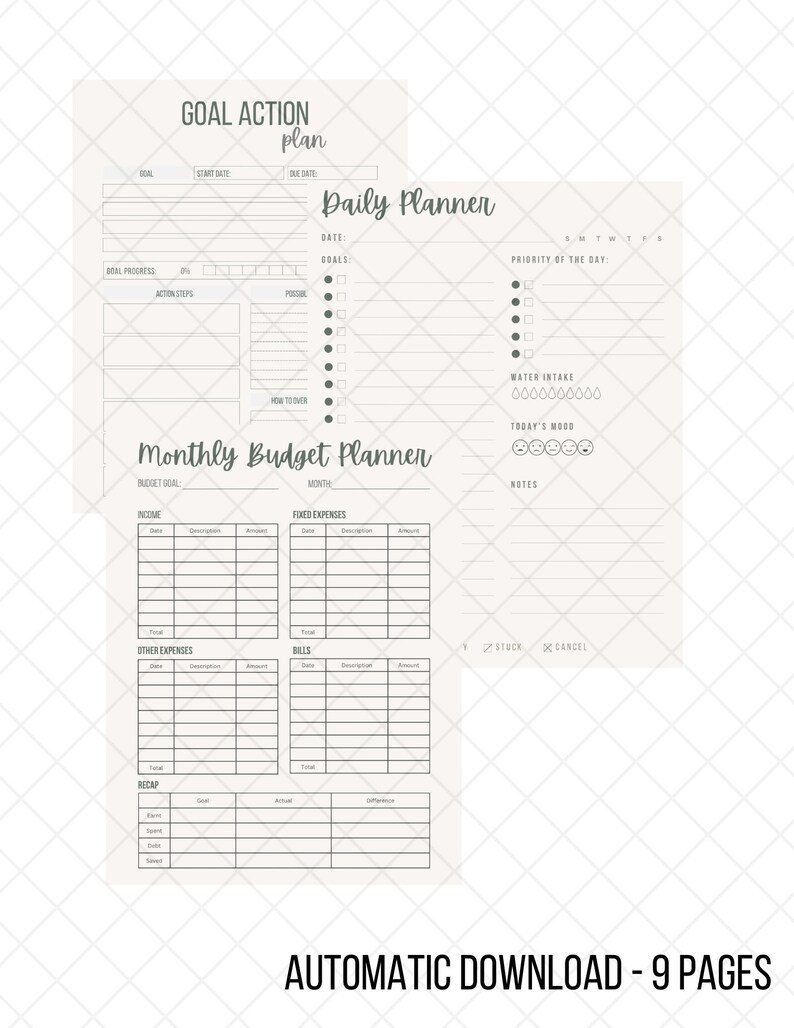 Ultimate Goal Planner - Etsy