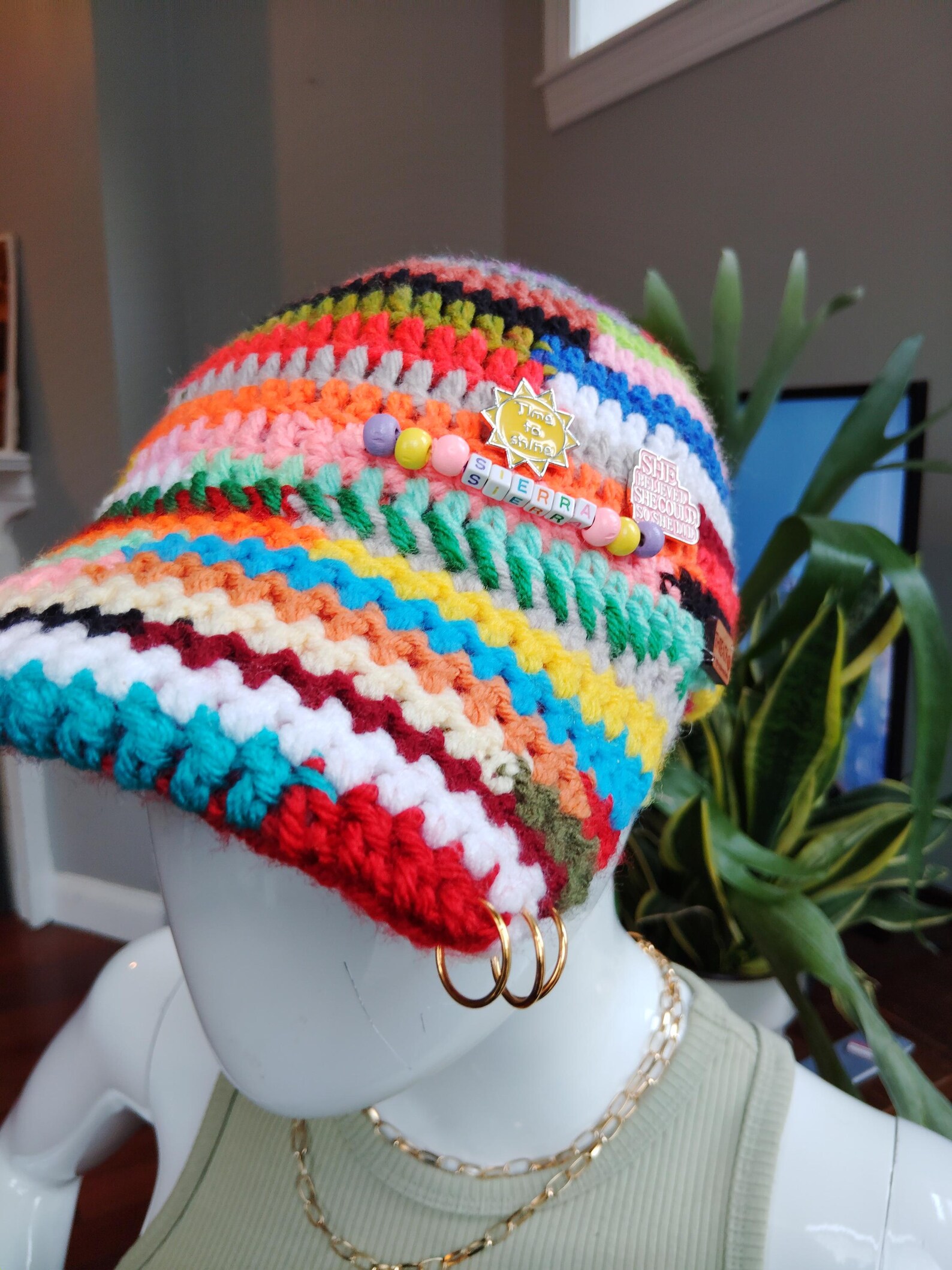 Custom Scrap Crochet Baseball Cap - Made to Order - Etsy