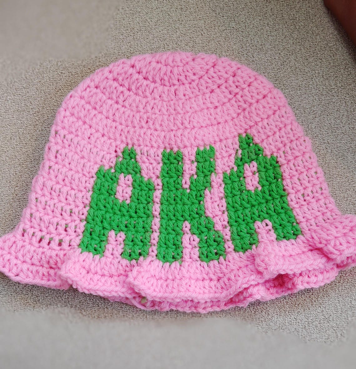 AKA CROCHET BUCKET - Custom-made Bucket Hat - Etsy