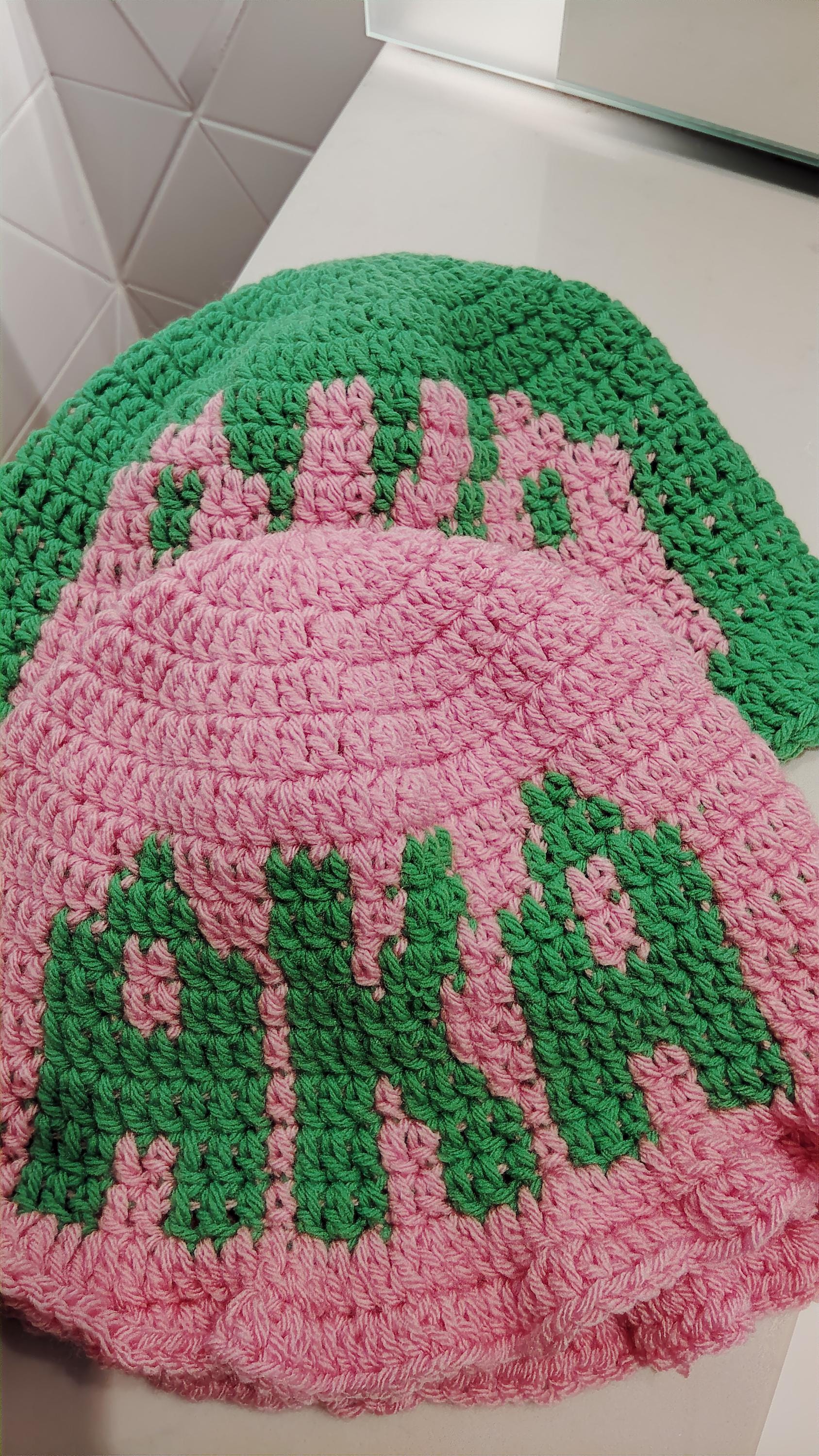 AKA CROCHET BUCKET - Custom-made Bucket Hat - Etsy