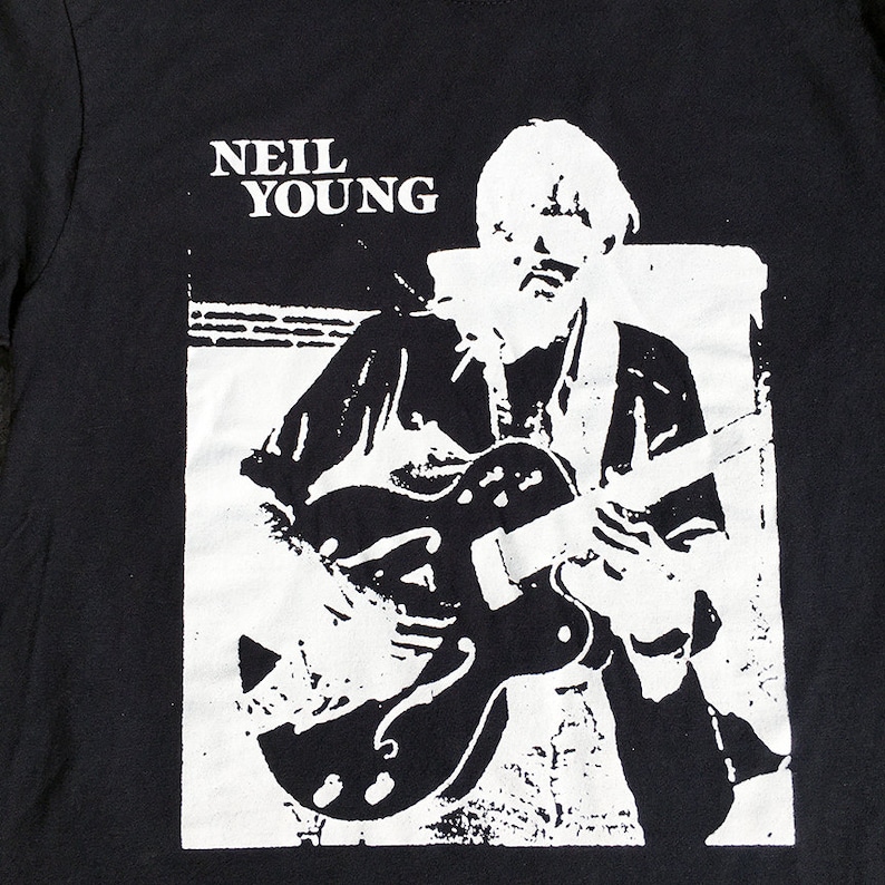 Neil Young Fan Club Tee Shirt - Etsy