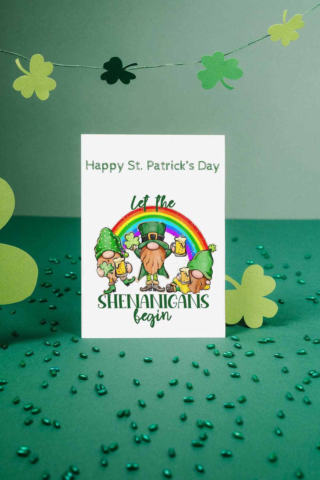 St Patricks Day Digital, Downloadable, Printable Ecard - Etsy