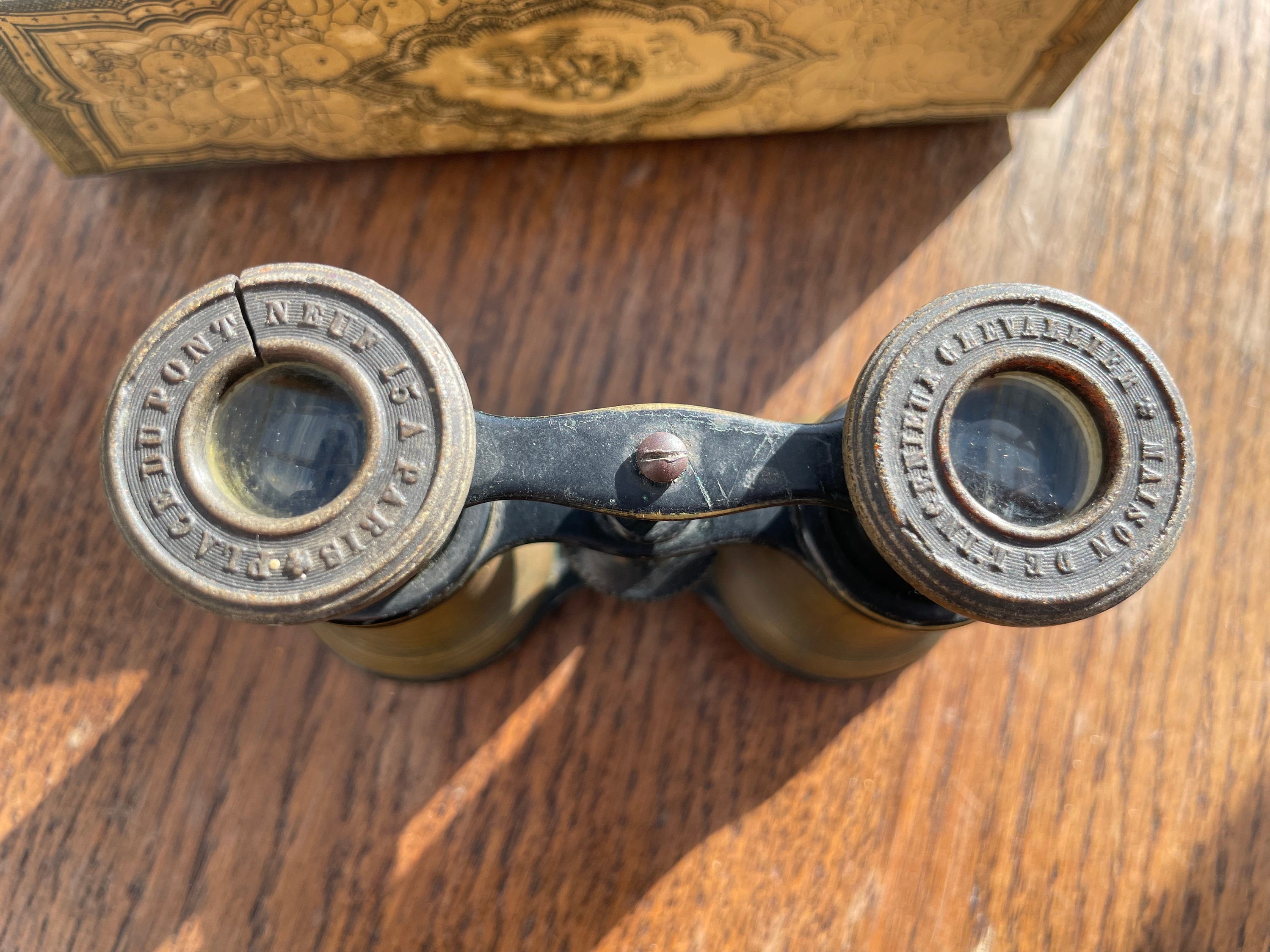 Chevalier Paris Antique Opera Glasses in Original Box - Etsy