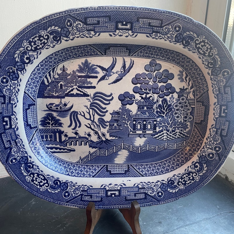 Willow Pattern Plate - Etsy
