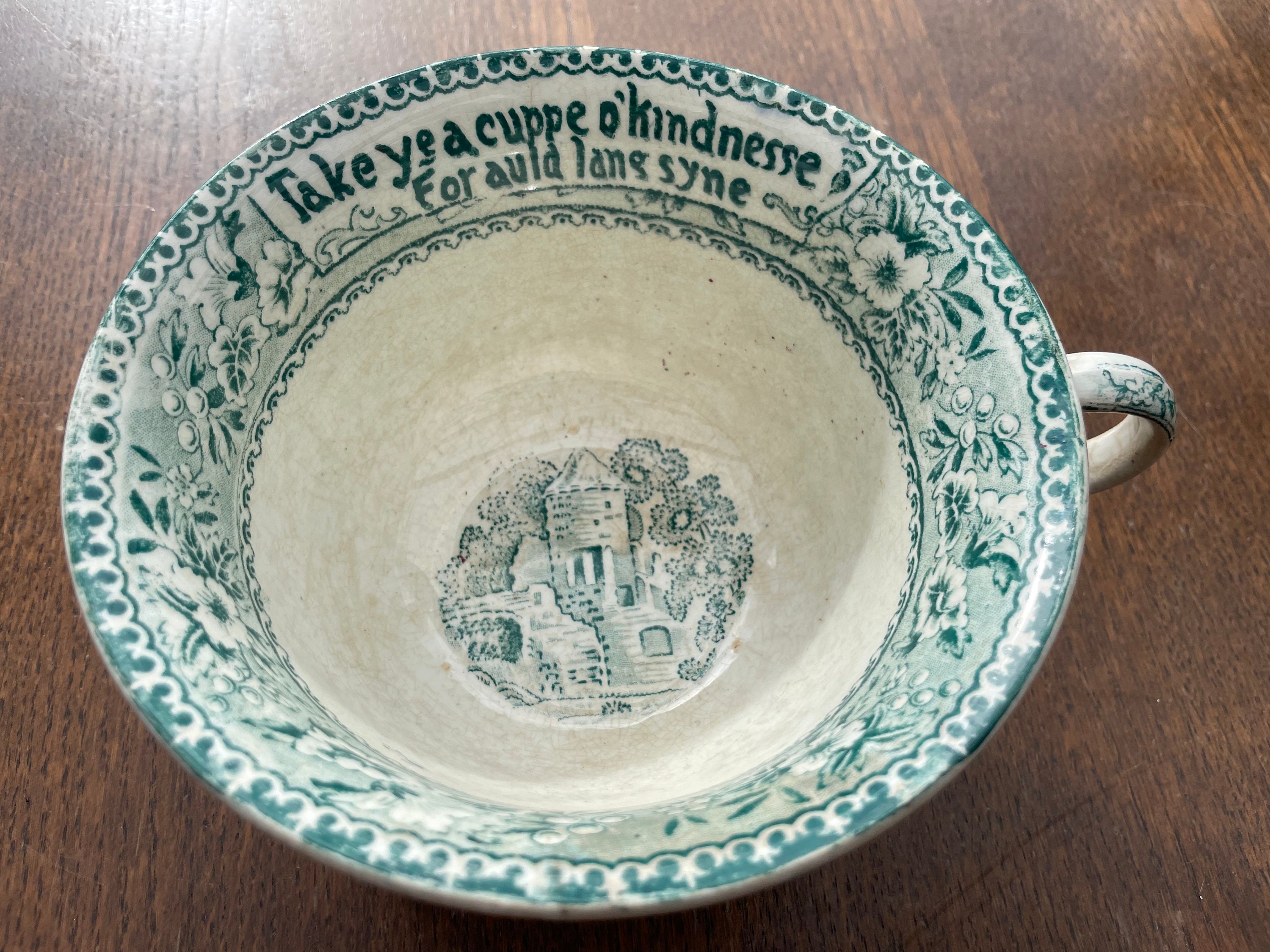 Antique RM Staffordshire England Blue Transferware. Rowland & Marsellus ...