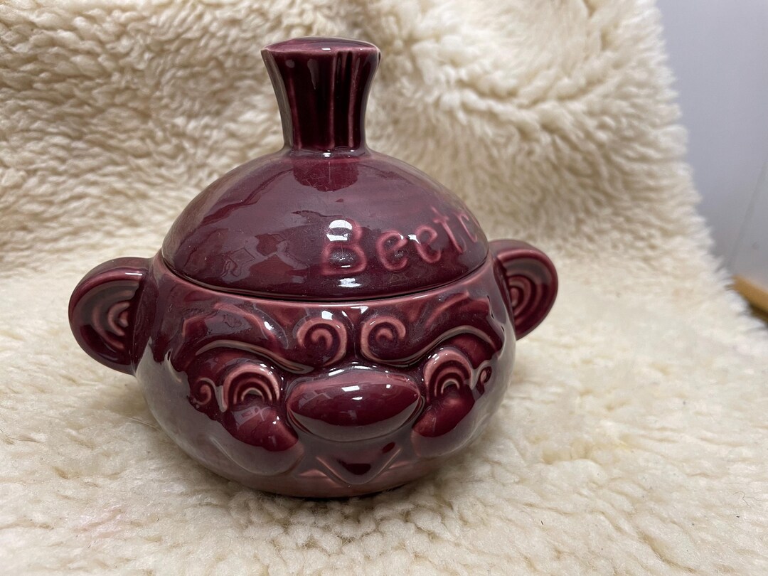 Sadler Beetroot Head Jar Vintage Kitsch - Etsy