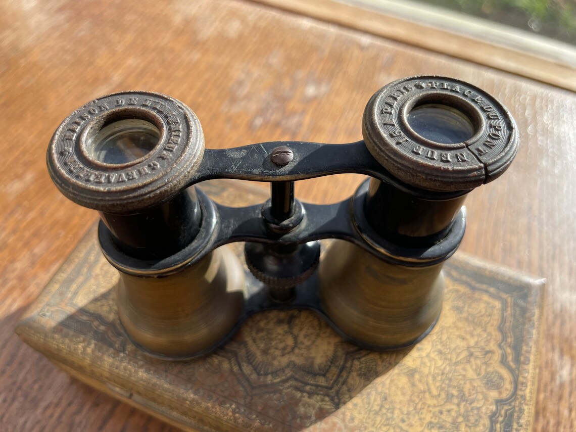 Chevalier Paris Antique Opera Glasses in Original Box - Etsy