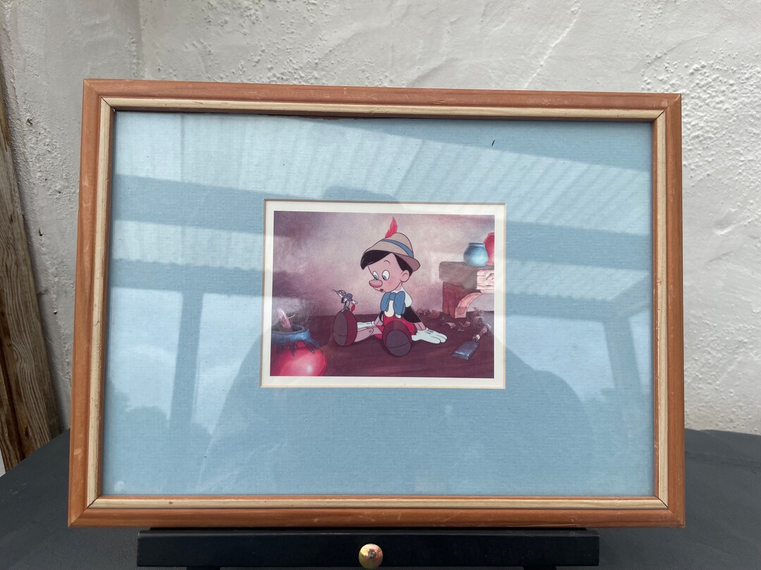 Walt Disney Pinocchio Framed Print - Etsy