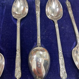 Antique Silver Plate Apostle Monk Spoons Boxed - Etsy