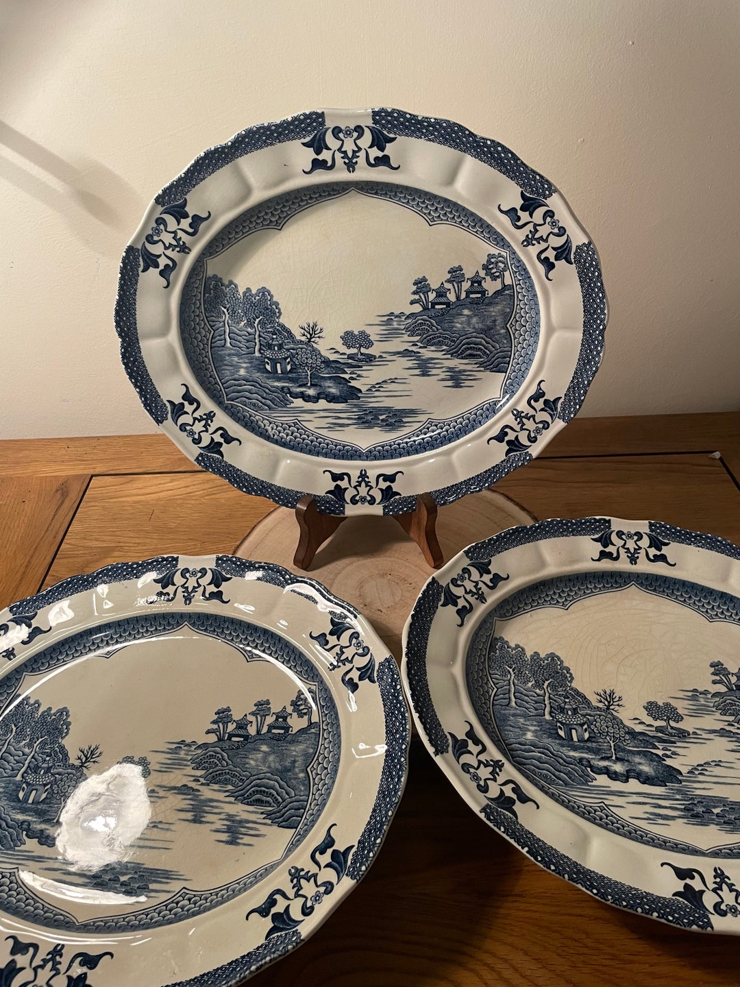 A Trio of Royal Tudor Mandarin Serving Platters by Grindley of - Etsy