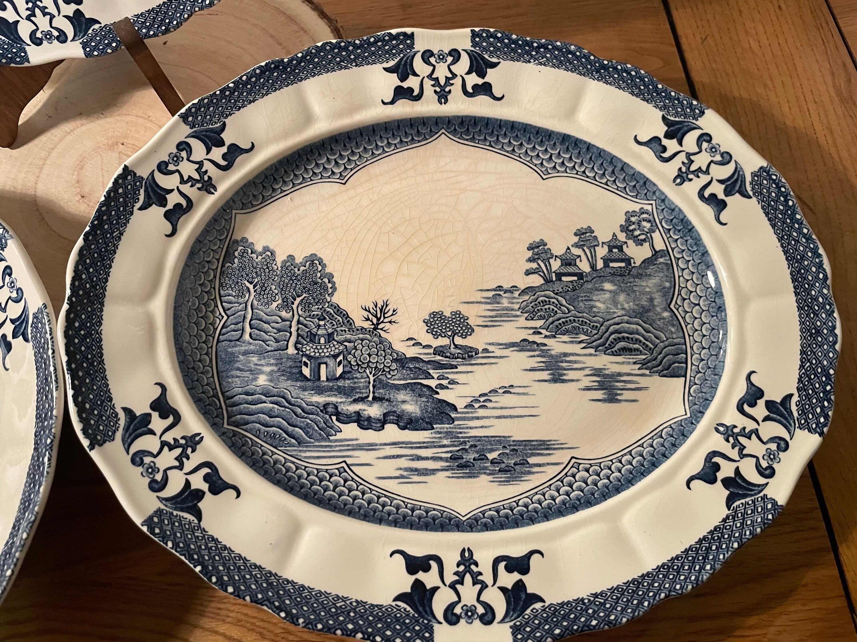 A Trio of Royal Tudor Mandarin Serving Platters by Grindley of - Etsy