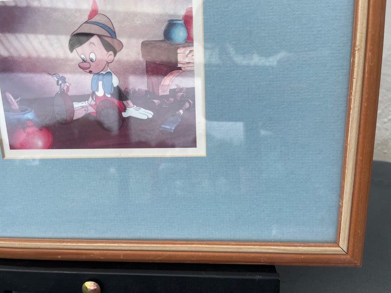 Walt Disney Pinocchio Framed Print - Etsy