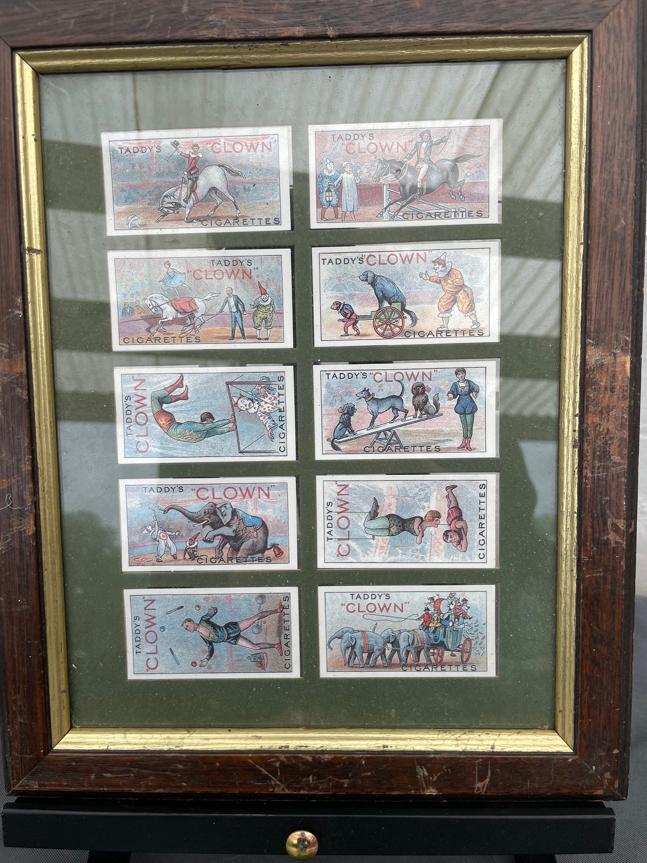 A Full Set of Framed Taddy Clown Cigarette Cards - Etsy