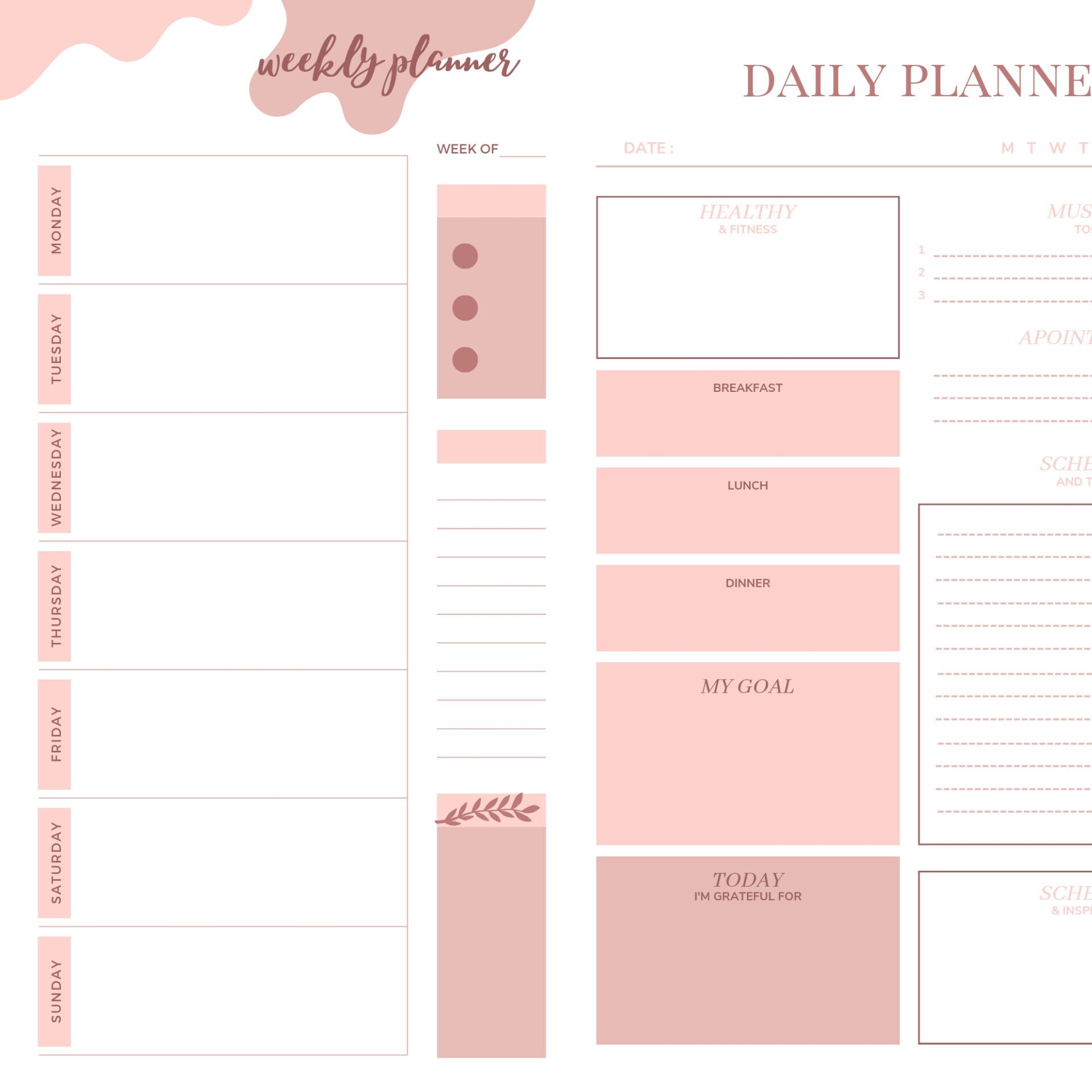 CALENDAR PLANNER - Etsy
