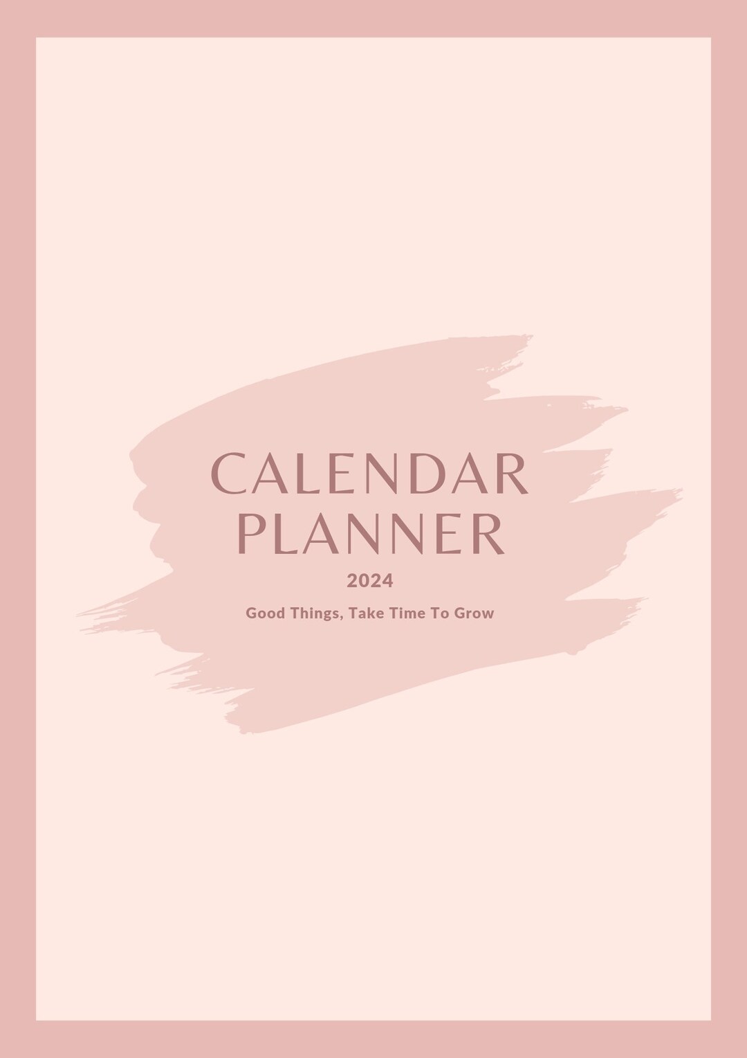 CALENDAR PLANNER - Etsy
