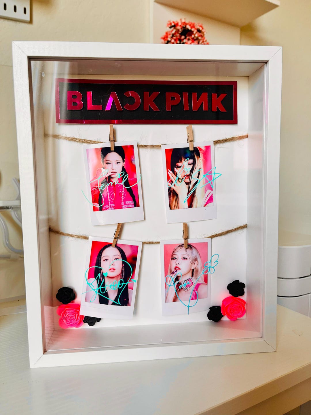Blackpink Unofficial Kpop Merchandise Instax Mini Shadow Box - Etsy