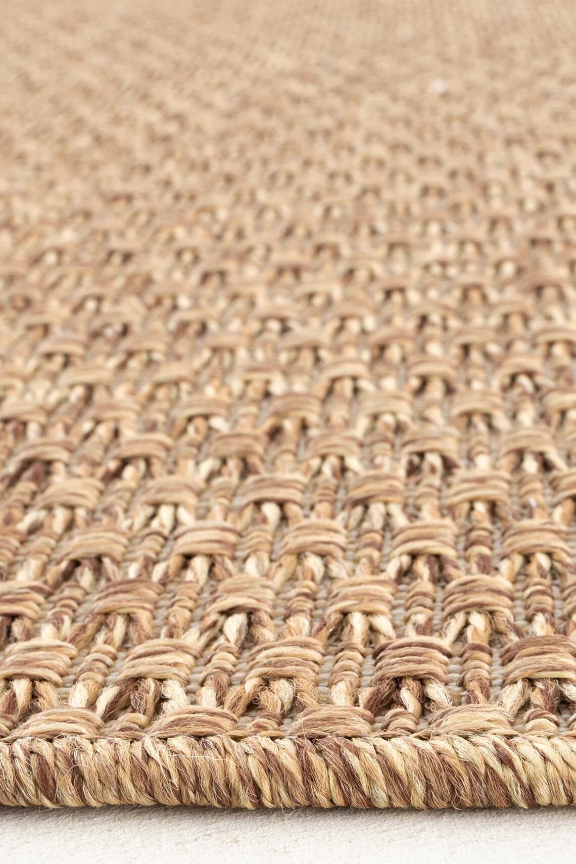 Jute Look Summer Brown Carpet, Wicker Design Carpet, Elegans Indoor and ...