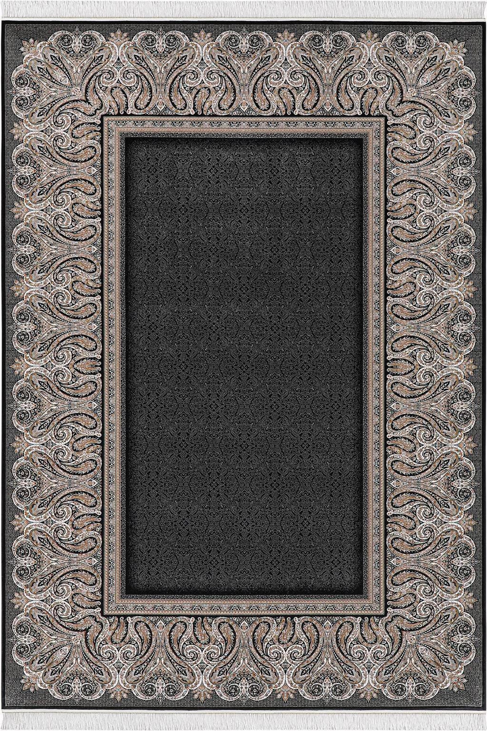 Classic and Elegant Motif Edge Curbed Style Carpet Bamboo Carpet With ...