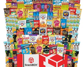 Office Chips & Cookies Catering Variety Snack Box Care Package (70 ...