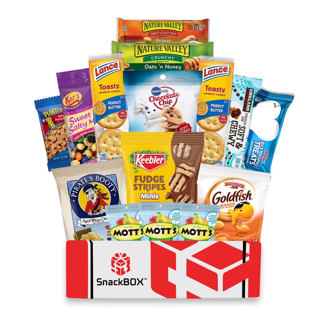College Care Package Snack Box for Students, Military, Halloween ...