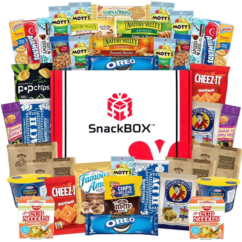Original Snack BOX Care Package Cookies Chips and Bars (40 Snacks) by ...