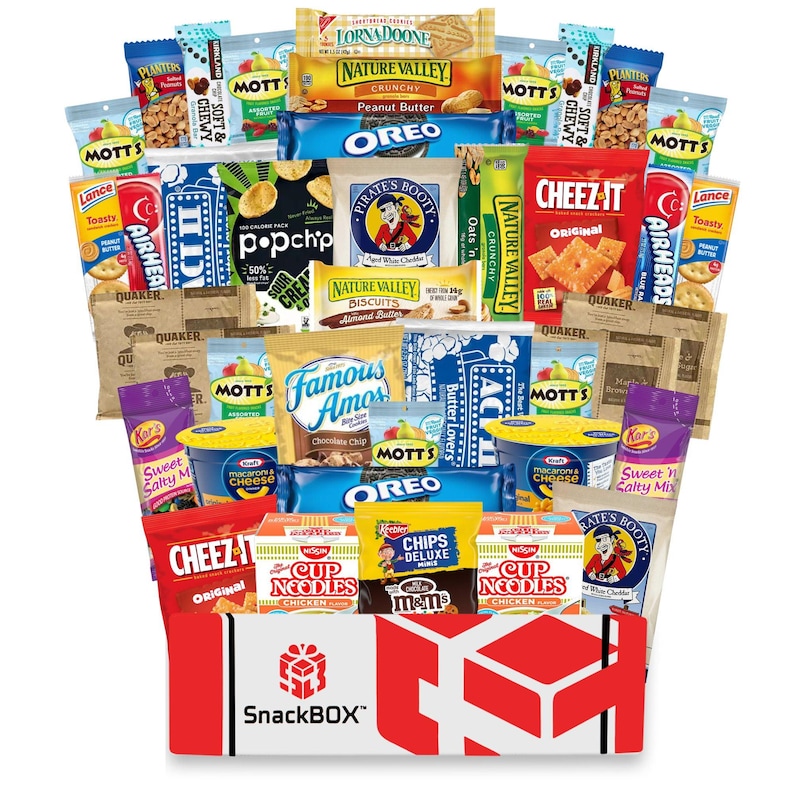 Original Snack BOX Care Package Cookies Chips and Bars (40 Snacks) by ...