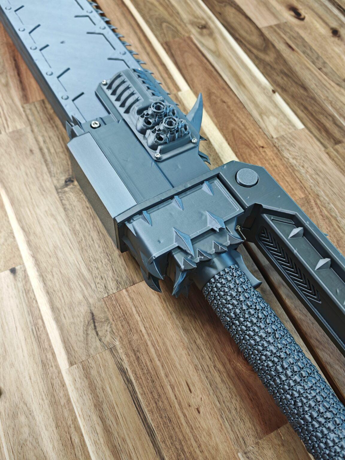 Motorized Demon Chainsword With Sound Effect Physical Copy NOT PAINTED ...