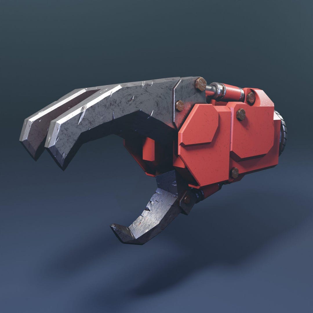 Articulated Fully 3d Printer Power Claw STL, Cosplay Weapon, 3d Print ...