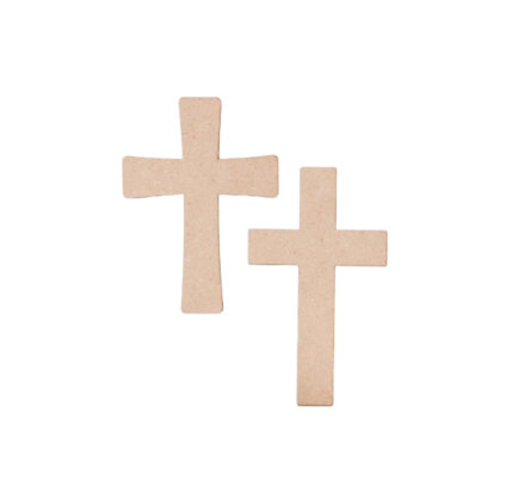 DIY Wooden Cross Set Wood Blanks for Crafts Cross Wood Blanks Craft ...