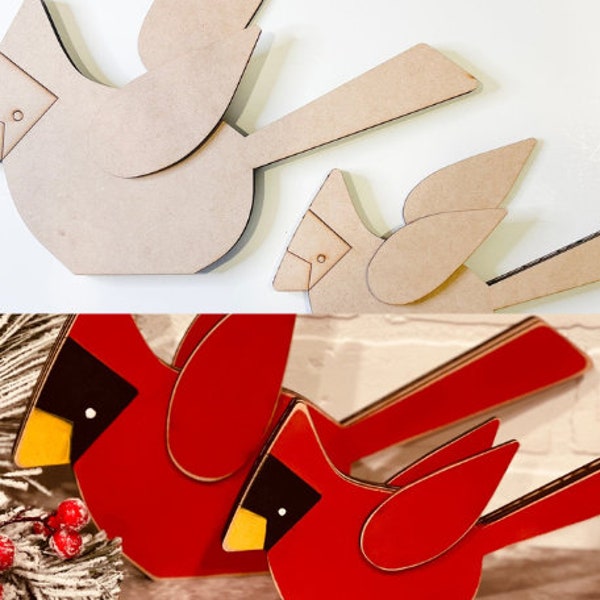 Cardinal Table Decor - Etsy