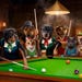Billiard Lover Gift, Pet Playing Billiards, Personalized Pet Portrait ...