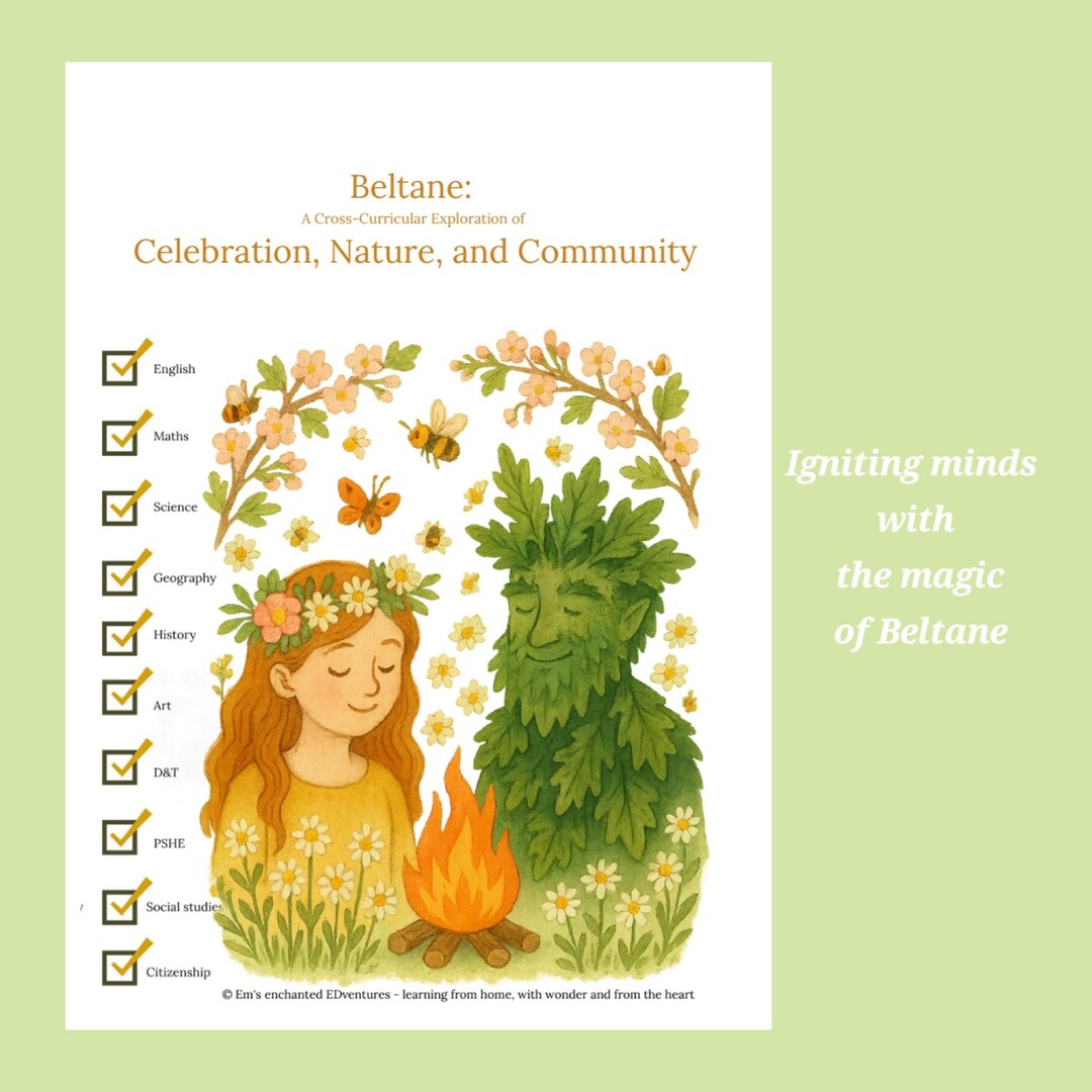 Beltane Themed 44 Page Activity Pack - Etsy
