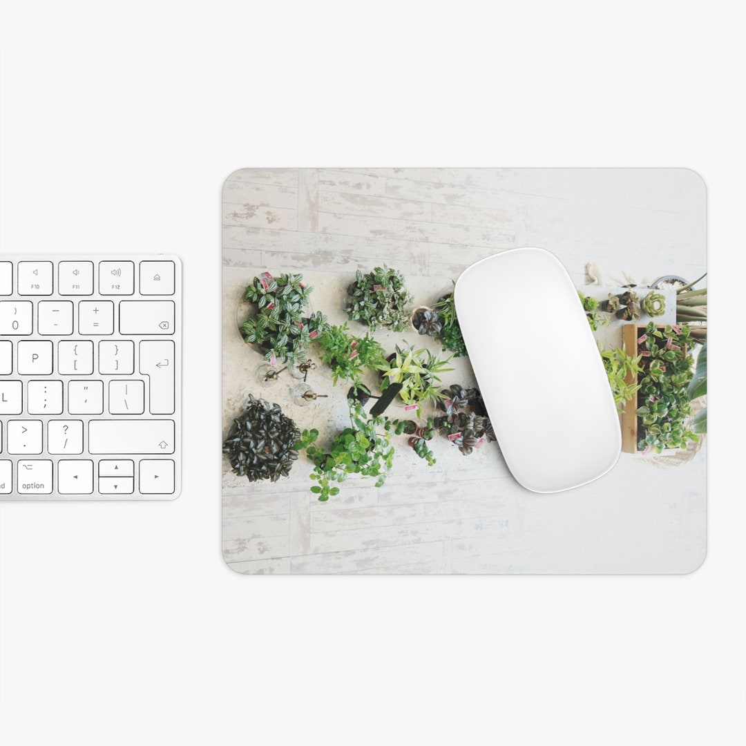 Green Plants Mouse Pad - Etsy