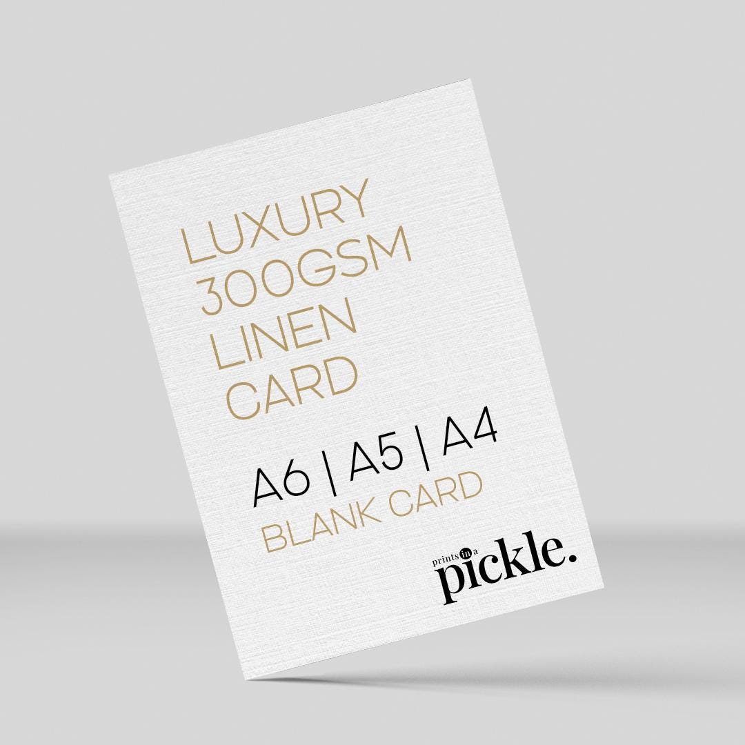 A4 A5 A6 White Linen Card, Textured Linen Card, 300gsm Luxury Card, A4 ...