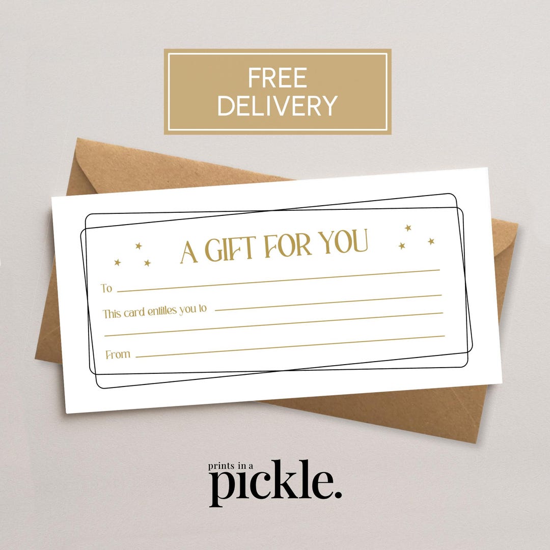 Custom Gift Voucher | Luxury Gift Voucher | Custom Gift Card | Gift ...