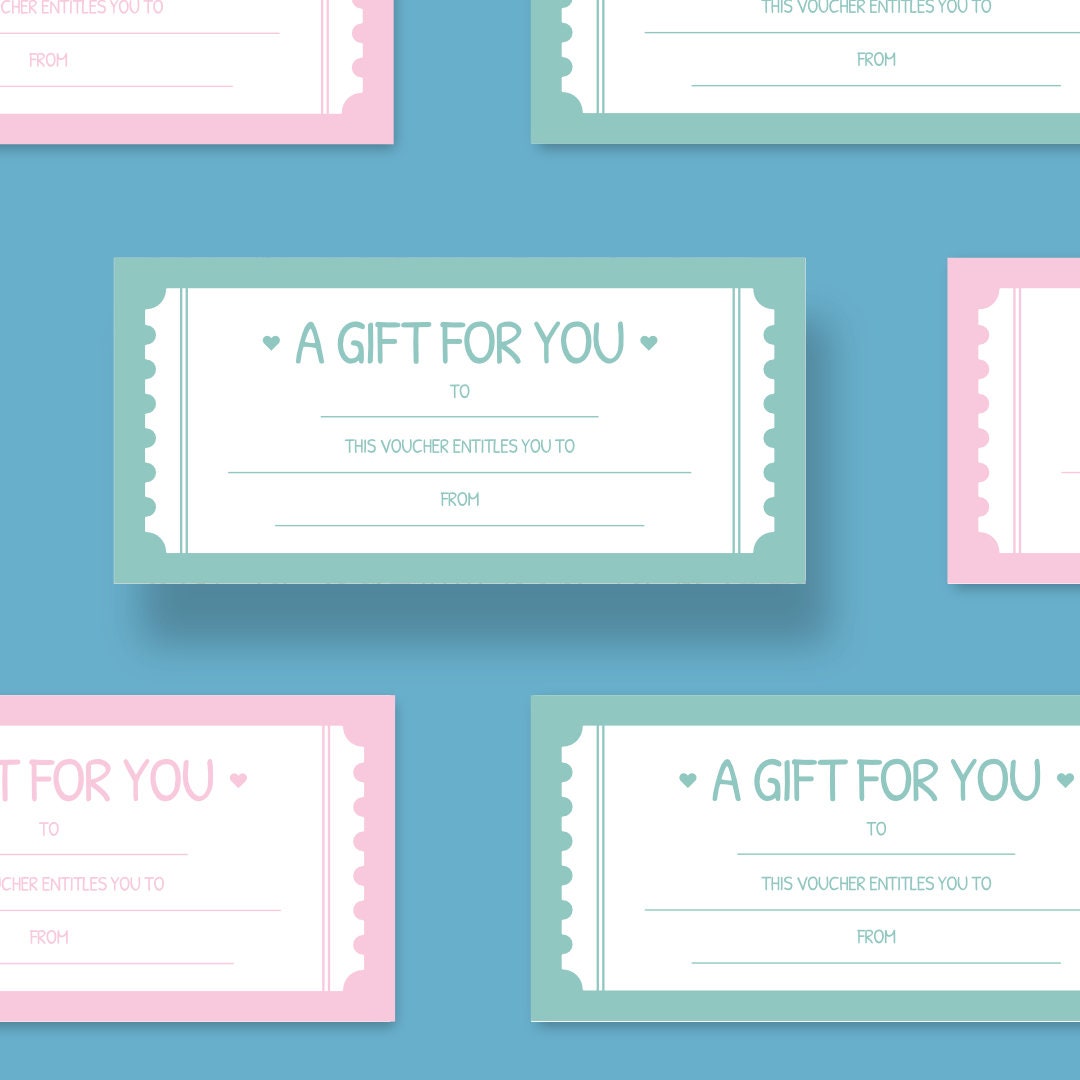 Custom Gift Voucher Luxury Gift Voucher Custom Gift Card Gift Voucher ...