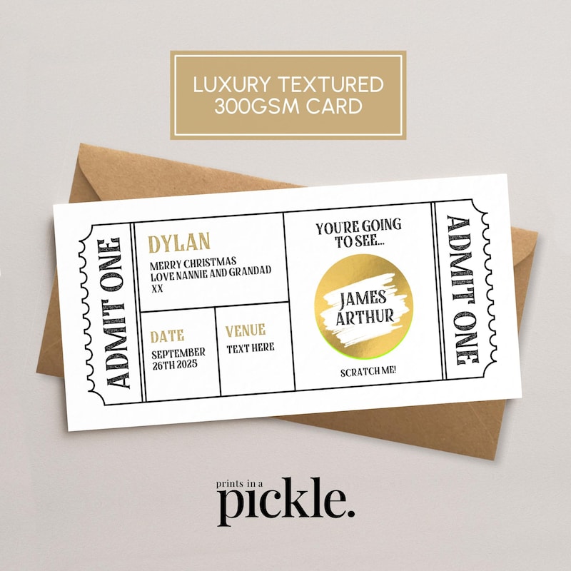 Theater Scratch off Card - Etsy UK