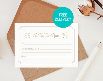 Custom Gift Voucher | Luxury Gift Voucher | Custom Gift Card | Gift ...