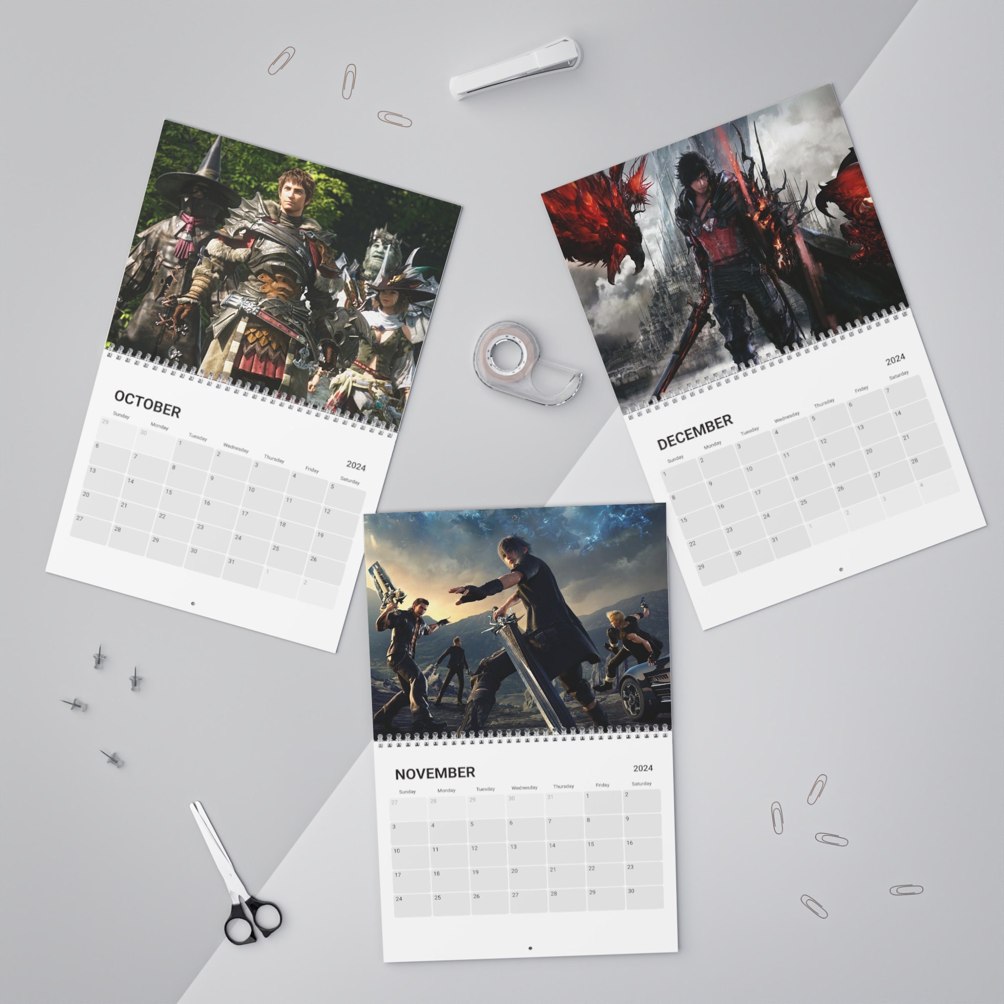 Final Fantasy Franchise Wall Calendar 2024 sold by Rapid Progeny | SKU ...