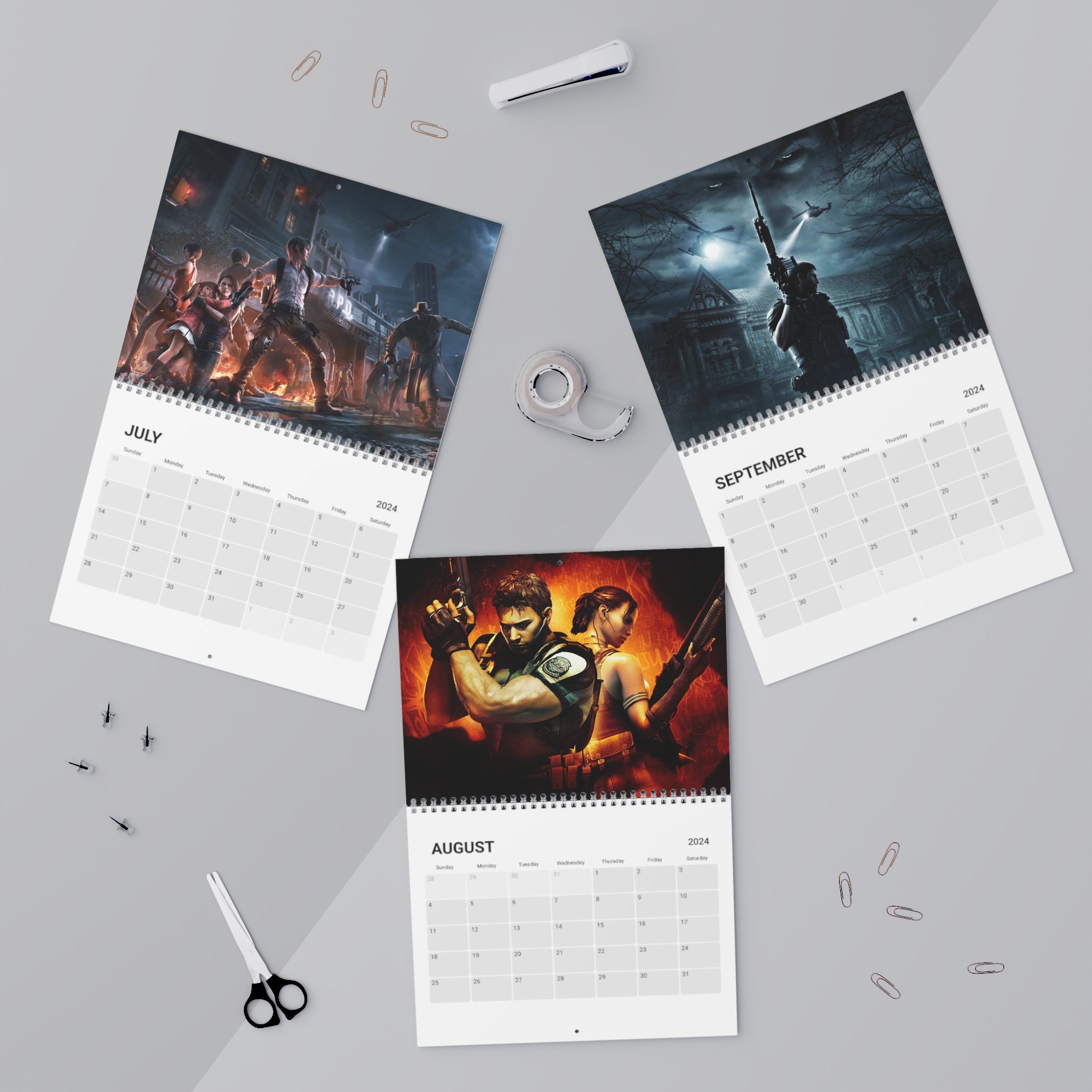 Resident Evil Franchise Wall Calendar 2024 sold by Anonymous | SKU ...