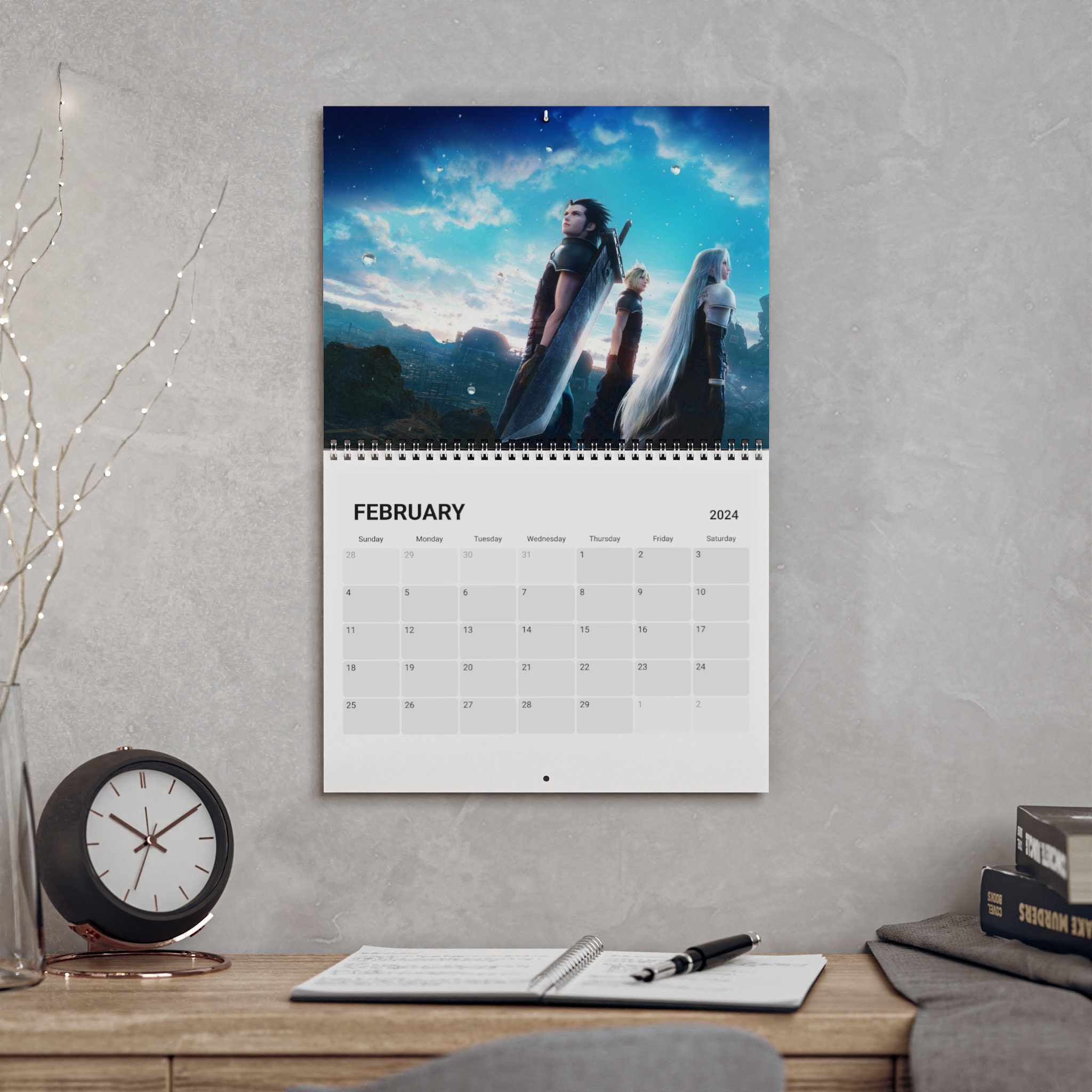 Final Fantasy Franchise Wall Calendar 2024 sold by Rapid Progeny | SKU ...