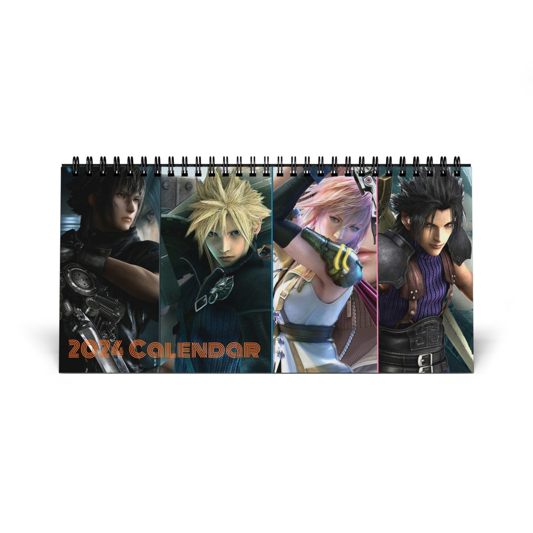 Final Fantasy Franchise Desktop Calendar 2024 Grid - Etsy