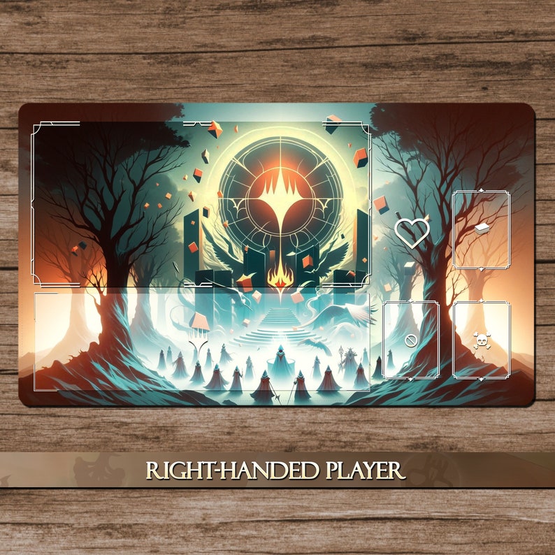 Awakening 60x35cm 30% off for 2 Playmats Playmat MTG With Zones ...