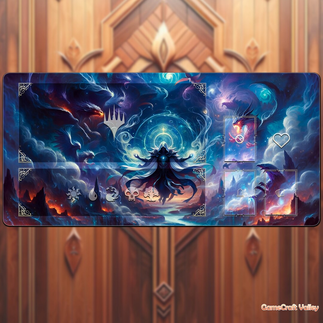 Playmat TCG / Playmat MTG and Command Zone - Etsy