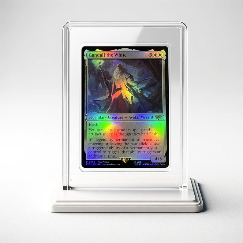 Gandalf the White MTG Proxy Lord of the Rings - Etsy
